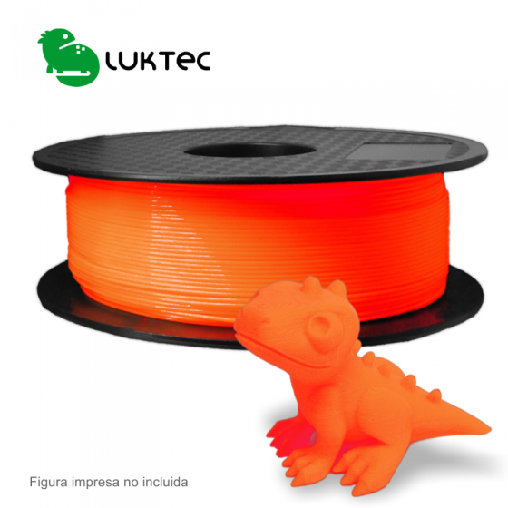 Filamento PLA Naranja Fluorescente 1.75mm